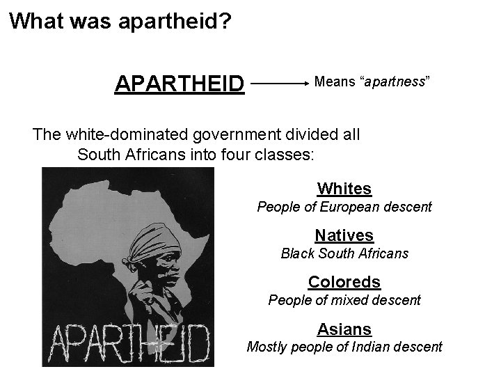 Vocabulary Term Knowledge Connections Apartheid Definition Picture ...