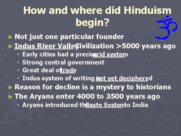 Ancient India Hinduism How and where did Hinduism