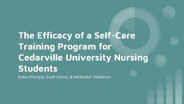 The Efficacy of a SelfCare Training Program for
