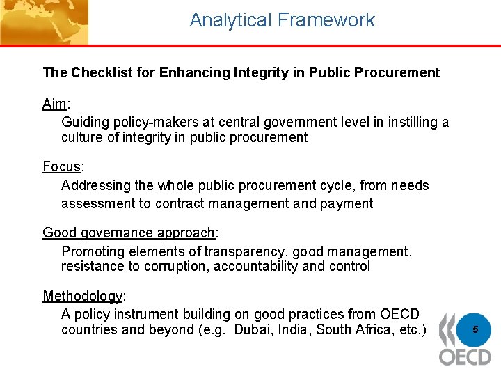 Pilot Joint Learning Study Integrity in Public Procurement