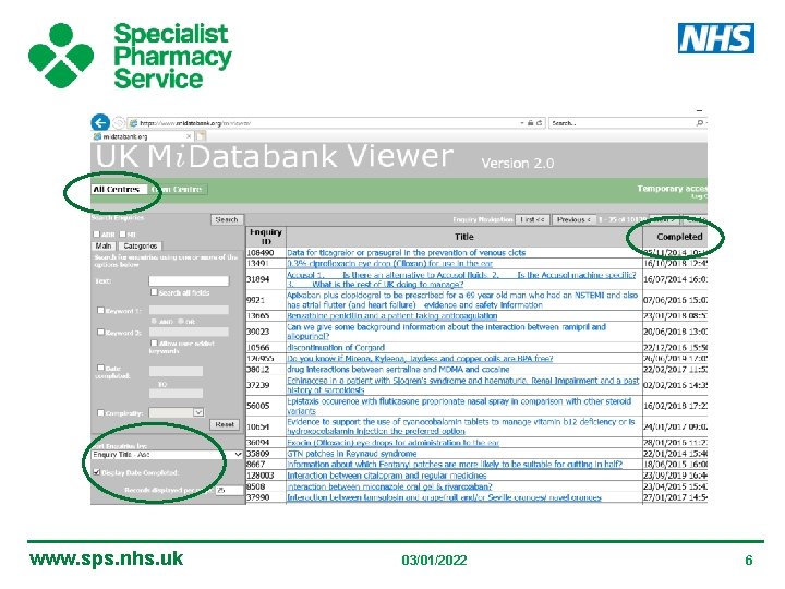Quick Guide Accessing Mi Databank Viewer during COVID19