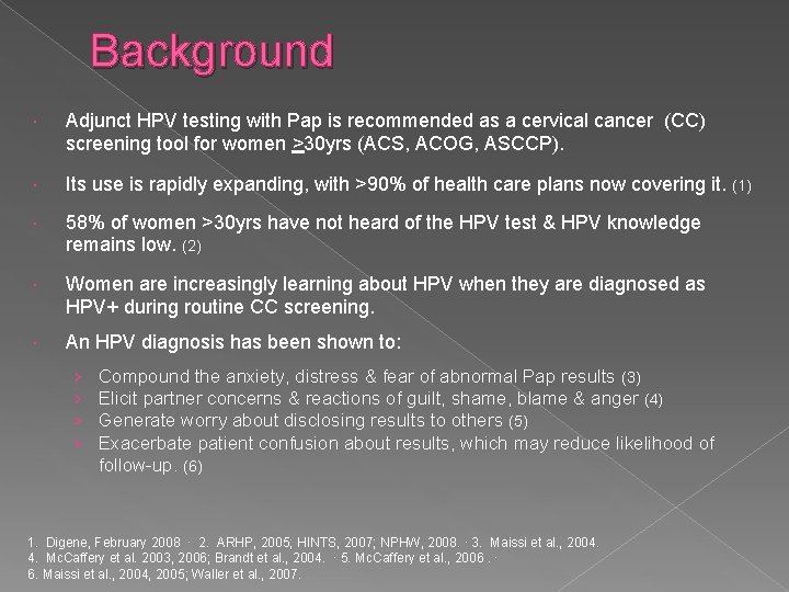 Making sense of HPV and Pap test results