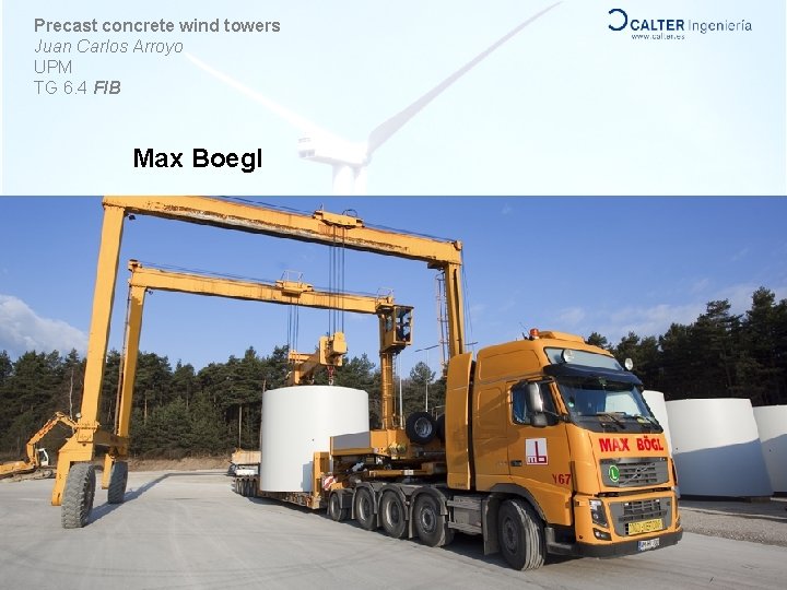 Conference PRECAST CONCRETE WIND TOWERS BIG PICTURE Juan