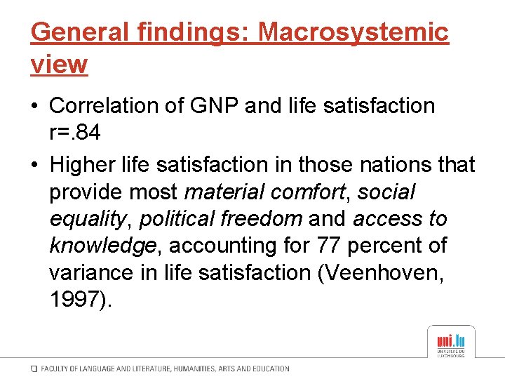 WORKSHOP WELLBEING OF THE ELDERLY ESF FORWARD LOOKS