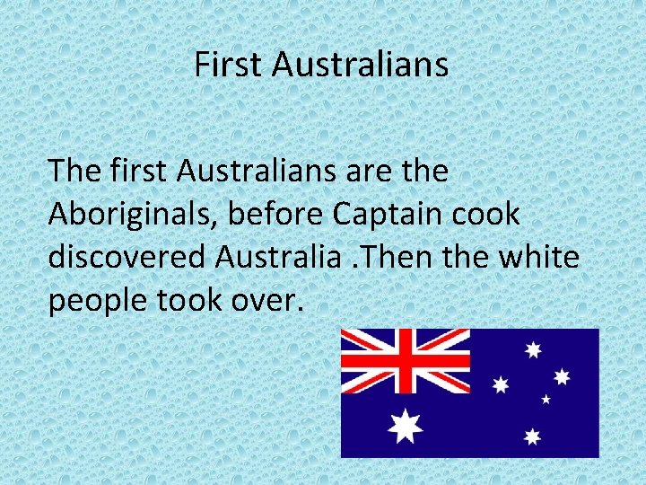 Terra Australis by Kate Contents First Australians Aboriginal