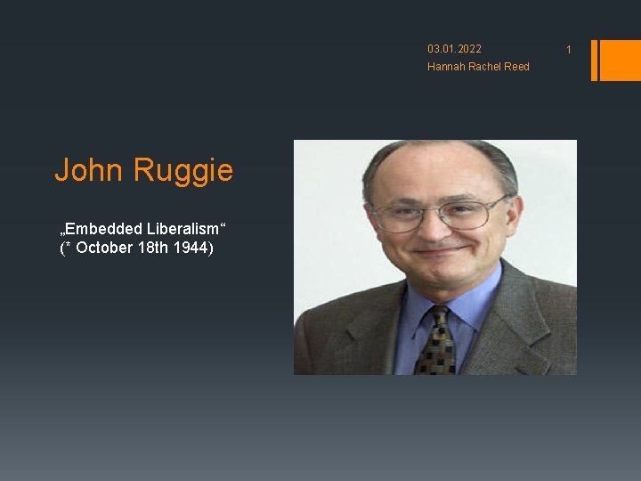 03 01 2022 Hannah Rachel Reed John Ruggie
