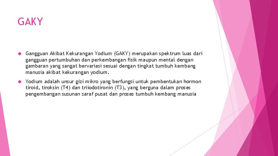 PATOFISIOLOGI Kekurangan Vitamin A Gangguan Akibat Kekurangan Iodium