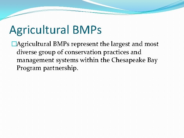 Agricultural BMP Verification Protocols for Best Management Practices