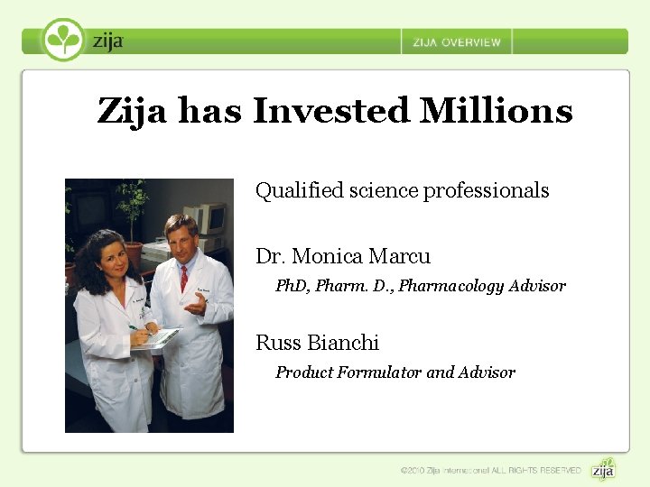 The Next BillionDollar Brand Getting to know Zija