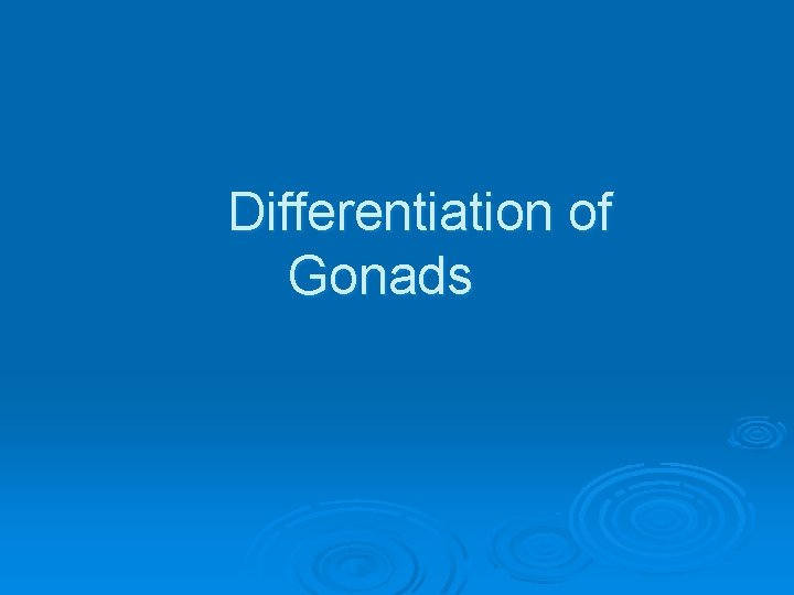 Development of Genital System Ovaries Fallopian tubes uterus