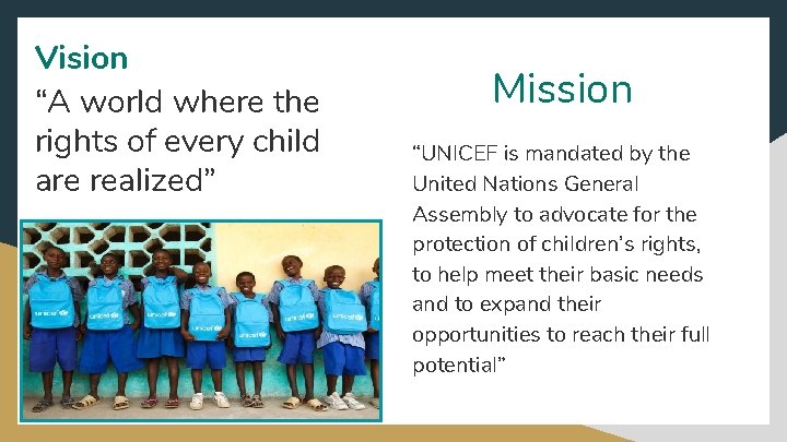 UNICEF Nonprofit Team 1 April 25 2018 OGL