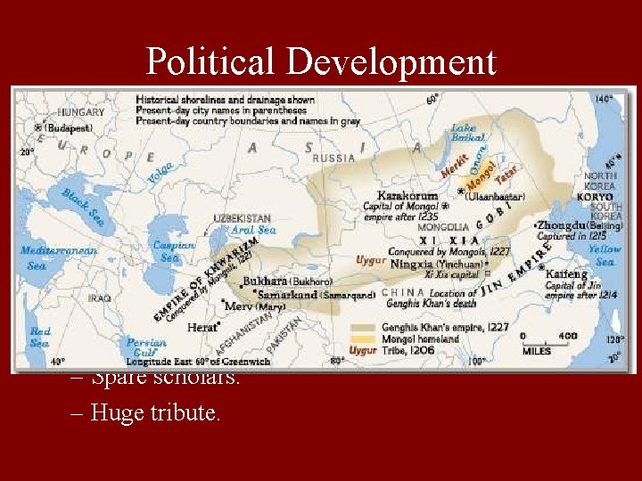 The Mongol Empire Under GenghisChinggis Kahn When Cultures