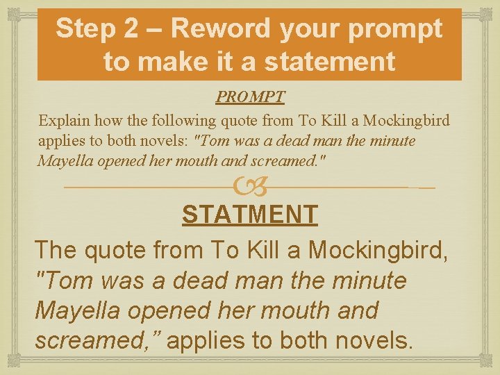 MiniLesson How to write an effective thesis statement