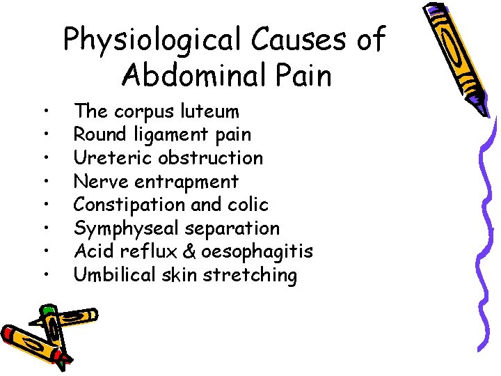Abdominal Pain in Pregnancy Max Brinsmead MB BS