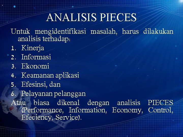 ANALISIS BAGIAN 1 ANALISIS KELEMAHAN SISTEM LAMA PENDAHULUAN