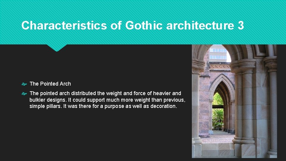 Gothic architecture Alicia Romera What Gothic architecture is