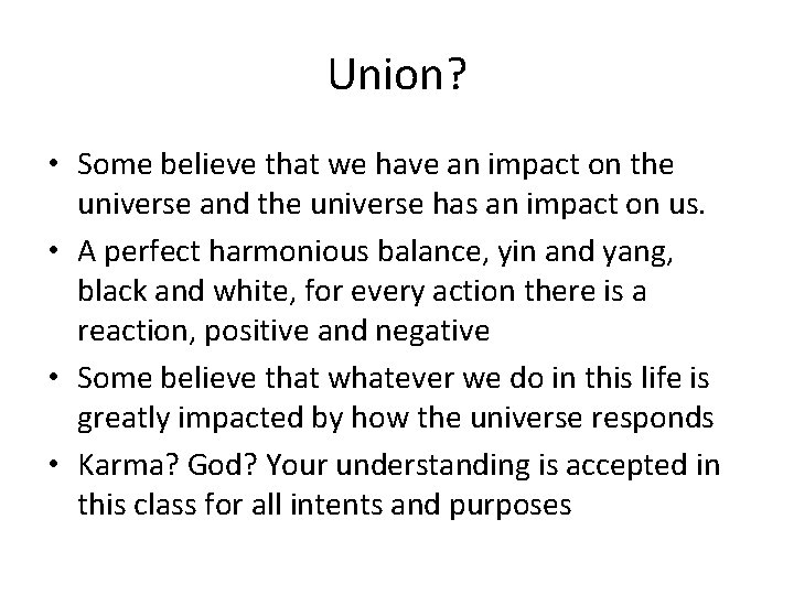 Intro to Yoga Jennifer Carmichael The Beginning Definition