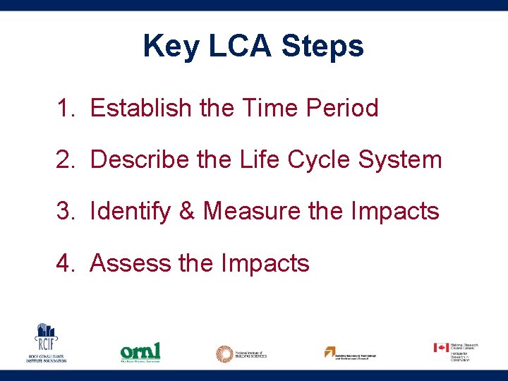 Life Cycle Assessment and the Building Envelope Balancing