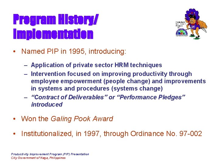 Reinventing Local Governance in the Philippines over the