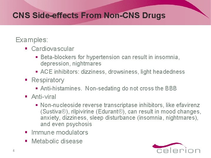 Translation from PreclinicaltoClinic CNS Case Study of DrugInduced