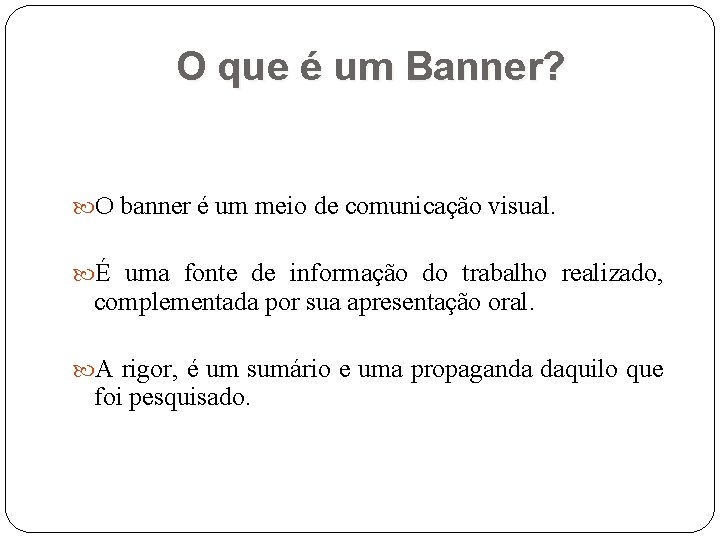Como Fazer um Banner O que um Banner