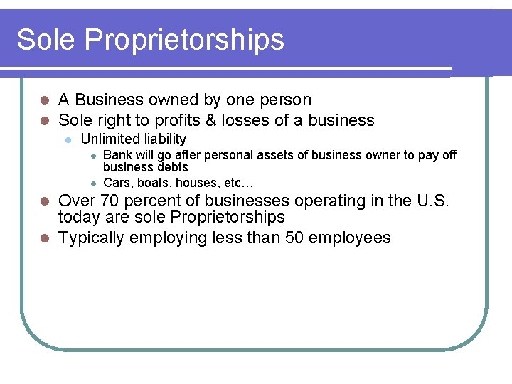 Business Ownership Own it Your Way Mr Johnson