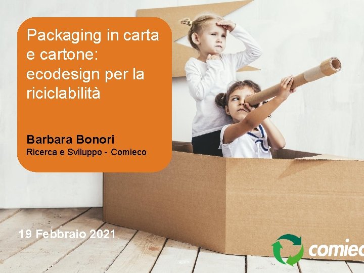 Packaging in carta e cartone ecodesign per la