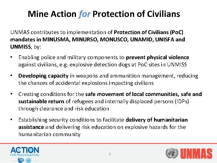 Overview of the United Nations Mine Action Service