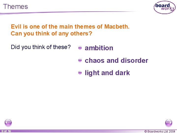 Macbeth Act Three This icon indicates that detailed