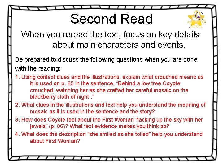 Objectives Reading Unit 2 Lesson 6 Module A