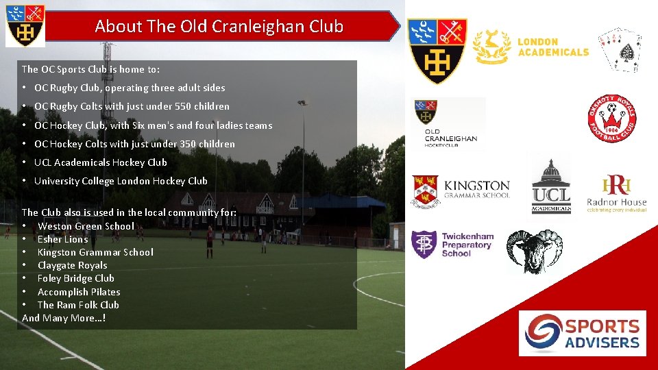 THE OLD CRANLEIGHAN CLUB Proud Member of BBX