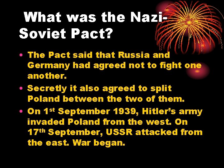 What were the causes of World War Two