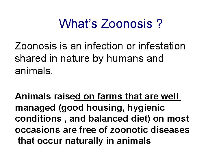 Communicable Diseases Between Animals and Humans Whats Zoonosis