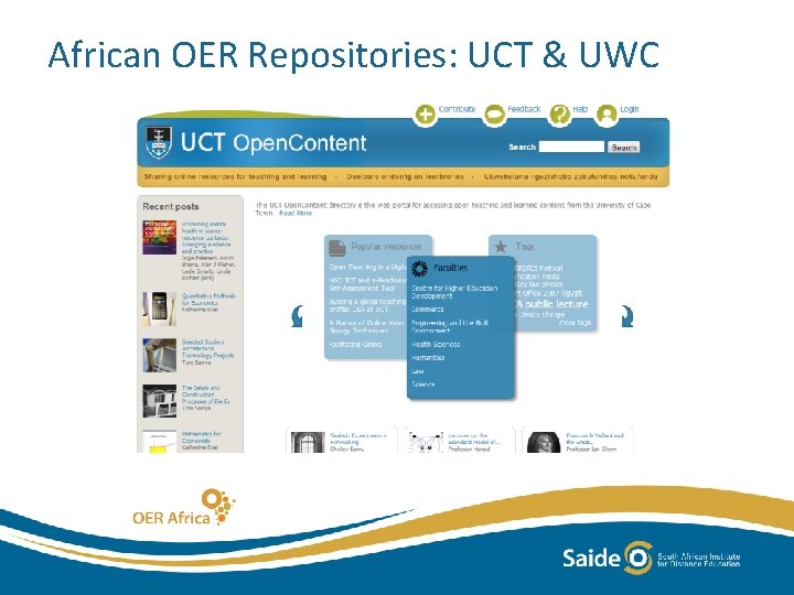 Open Education Resources in Africa Introduction OER Africa