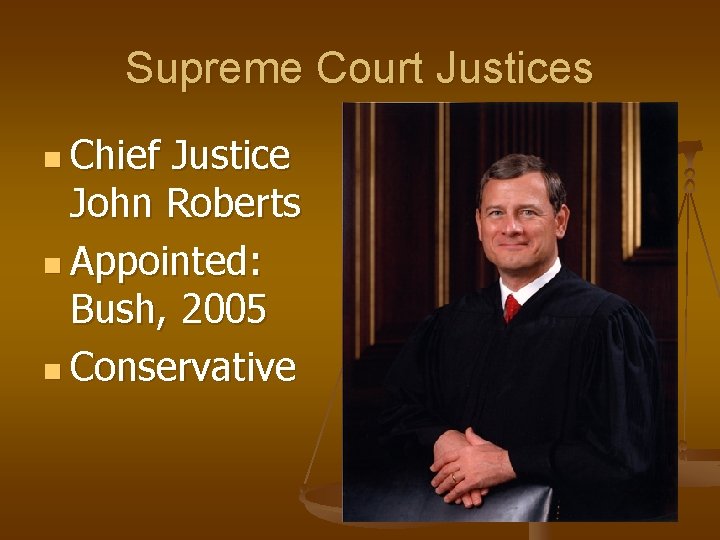 The Judicial Branch Presentation 2 The Role of