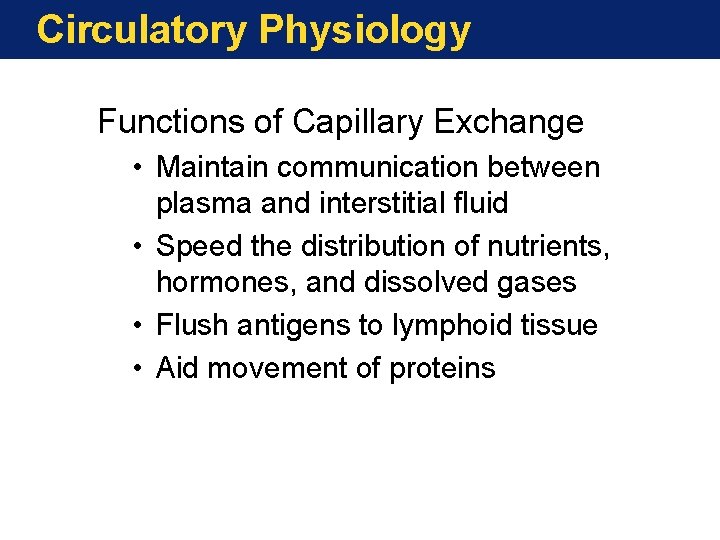 13 The Cardiovascular System Blood Vessels and Circulation