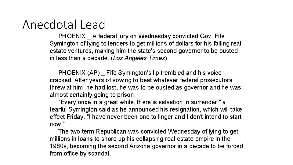 The AllImportant Lead Readers understand the basics News