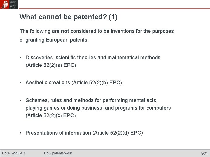 How patents work An introduction for law students