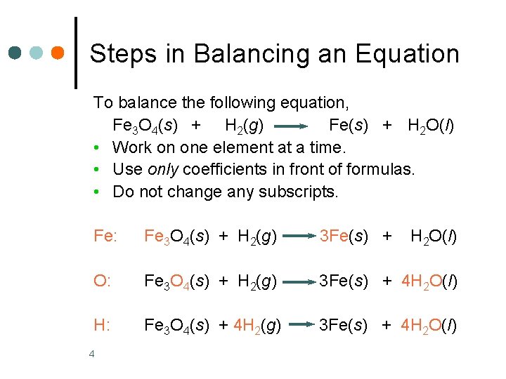 Chapter 7 Chemical Reactions 7 3 Balancing a