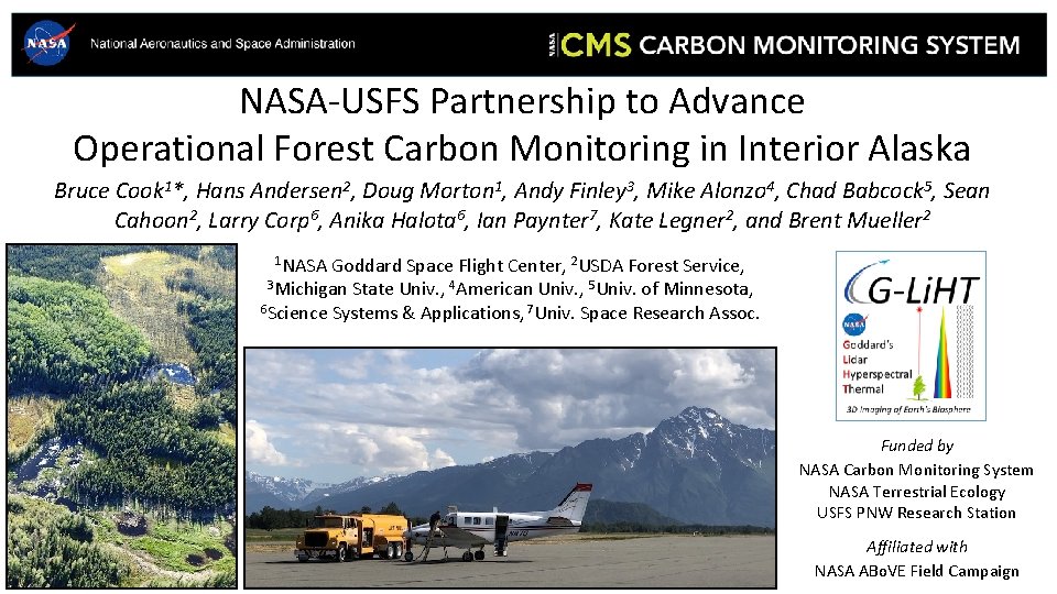 NASAUSFS Partnership to Advance Operational Forest Carbon Monitoring