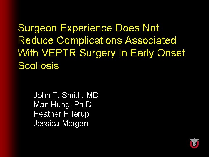 Surgeon Experience Does Not Reduce Complications Associated With