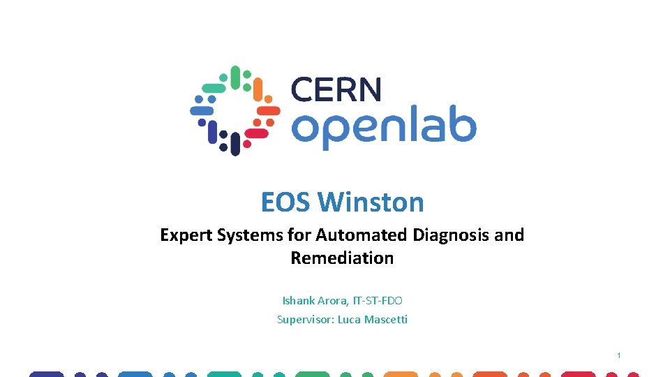 EOS Winston Expert Systems for Automated Diagnosis and