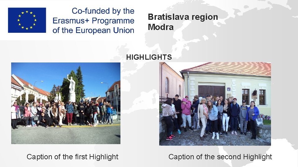 TOURIST ATTRACTIONS OF OUR REGION BRATISLAVA REGION MODRA