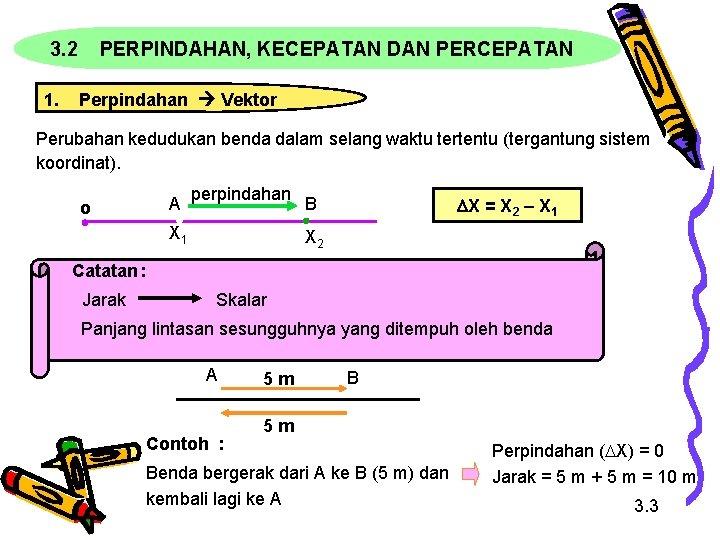 BAB 2 GERAK LURUS 3 1 3 1