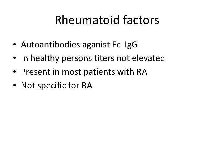 Rheumatoid arthritis H Mann Rheumatoid arthritis Clinical syndrome