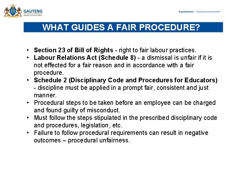 IMPLEMENTATION OF CIRCULAR 1 OF 2016 SAOU GAUTENG