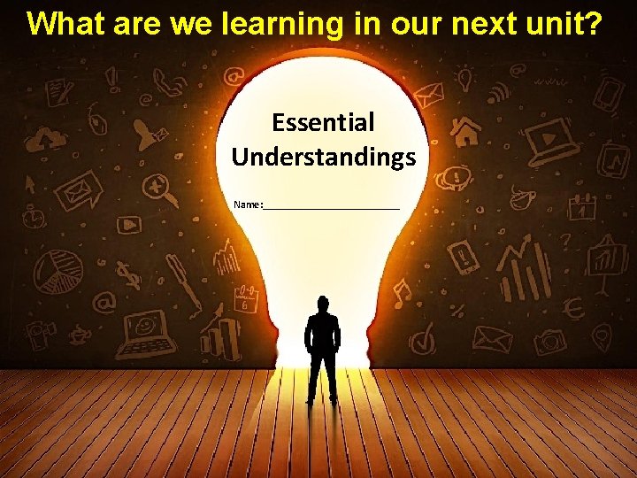 What are we learning in our next unit