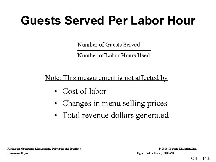 Factors Impacting Quality and Number of Staff Needed