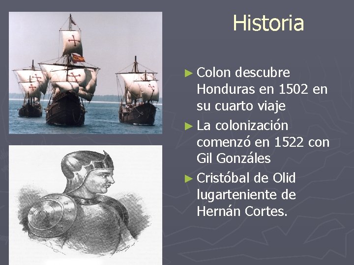 Historia Colon descubre Honduras en 1502 en su