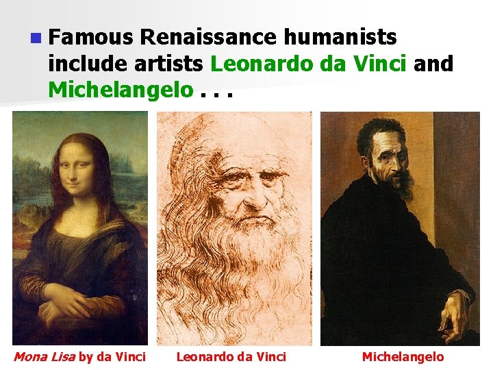 What was the Renaissance Notes 39 Creation of